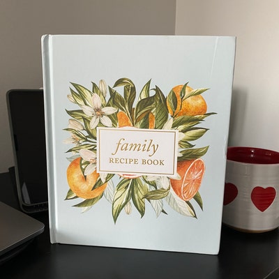 Family Recipe Book & Keepsake Journal Recipe Binder and Blank Cookbook ...