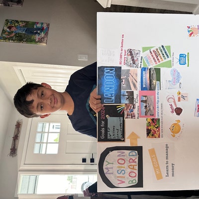 Kids Vision Board Kit, Vision Board Printable, Family Vision Board ...