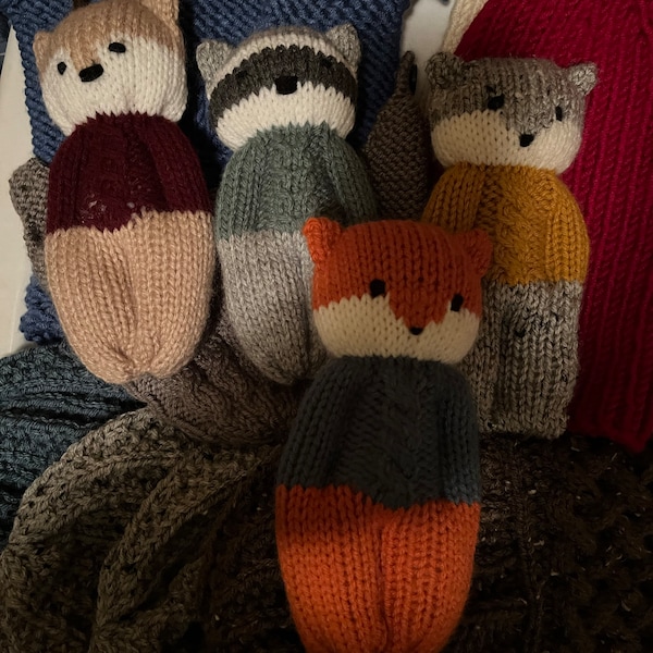 Pocket Buddies - KNITTING PATTERN - Etsy