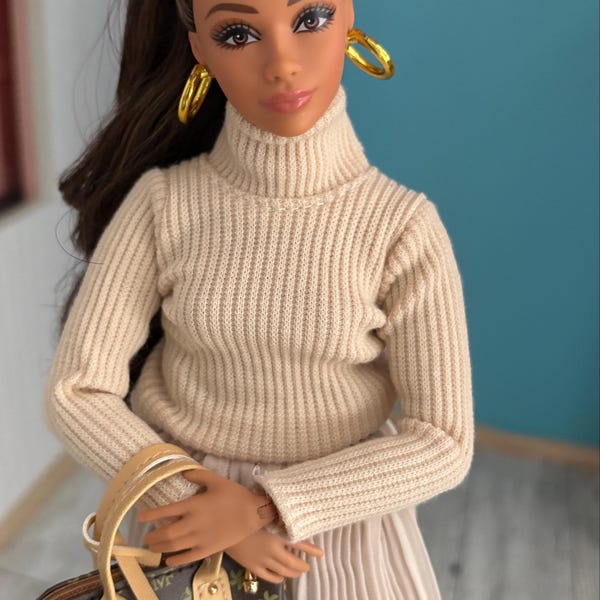 Copper Glitter Doll Dress, Fashion Doll Clothes, 11.5" Doll, 12" Doll ...