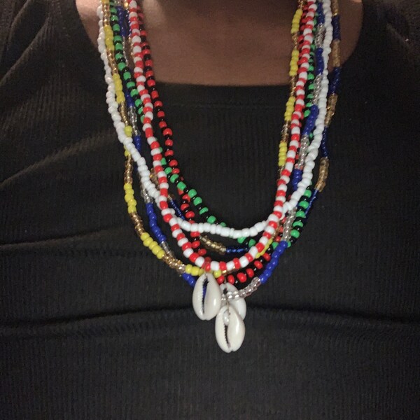 Elegua Eleke Collar Ileke De Orisha Santeria IFA Yoruba Lucumi Lukumi ...