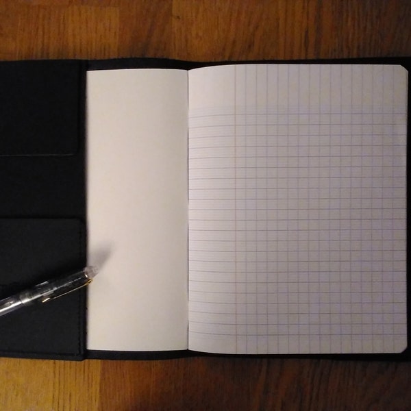 Leather Notebook Cover A5, A4, B5 Custom Personalized Journal Cover ...