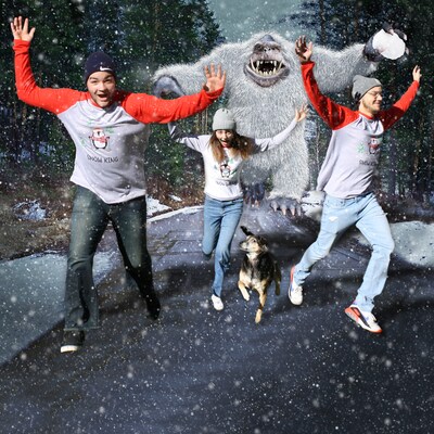 Yeti Digital Background, Premade Digital Background Yeti Inspired ...