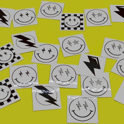 Smiley Face Lightning Bolt Svg Png Bundle, Lightning Svg Bundle ...