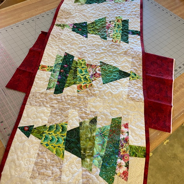 Custom Curated Crazy Christmas Trees Quilt Pattern or Kit - From Cut ...