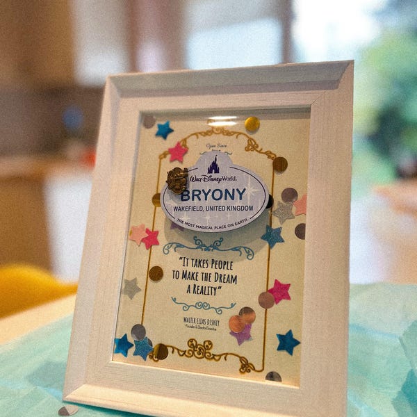 Cast Member Name Tag Display Frame and Print | Casting Agency Door ...