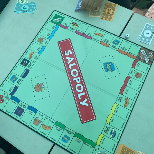Customopoly Game Board:custom Game Board, Personalized Custom Opoly ...