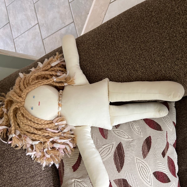 Rag Doll Poppy Personalised With Any Name. 28 Cm Ragdoll Christening ...