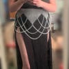 Chainmail Belly Dance Belt, Side Layers Chain Belt, Medieval Chainmail ...