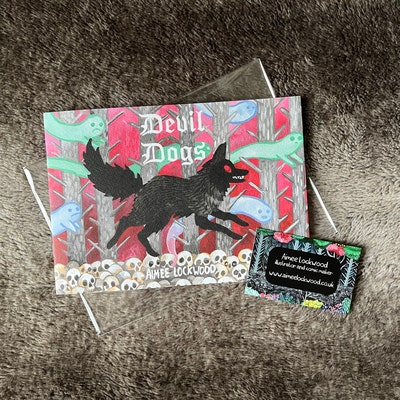 Devil Dogs A Zine/art Book/comic About the Demonic Black Dog Myth - Etsy