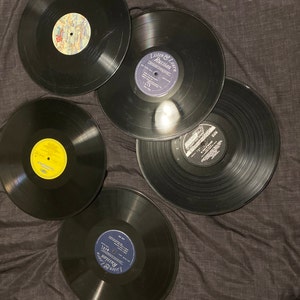 Vintage Vinyl Records 12” Inch for Decorating or Crafting LP Wall Art ...