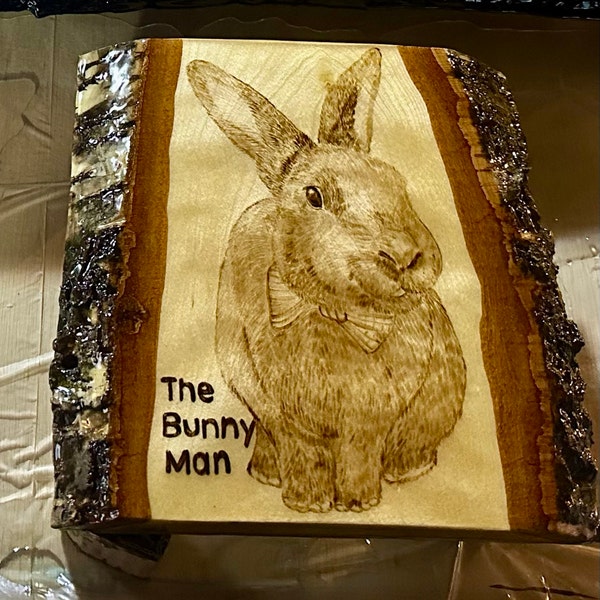 Wood Burned Pet Portrait- Made to Order - Pyrography -custom Portrait ...