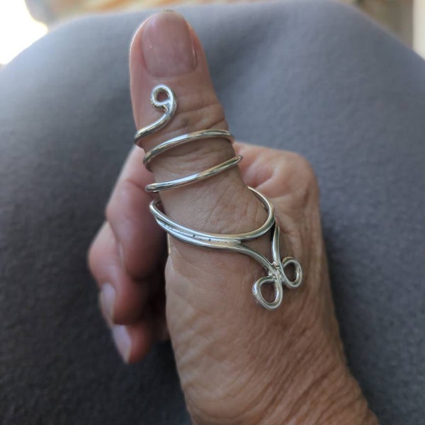 Thumb Splint MCP 925 Silver Ring, MCP Hyperextension Splint, Arthritis ...