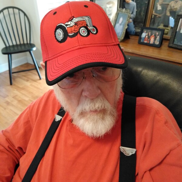 Ford Tractor Hat, Red With Black Trim, Ford NAA, Jubilee, 600, 800 - Etsy