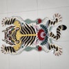 Hand Tufted Tiger Shape Head Rug for Wall Hanging, Placemat Perfect ...
