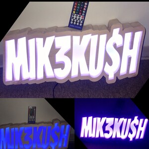 Custom Wooden LED Signs LED Sign Custom Wood Sign LED Art - Etsy