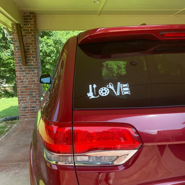 Love to Sew Decal Sticker | Sewing Machine Decal for Car Cup Laptop - Etsy