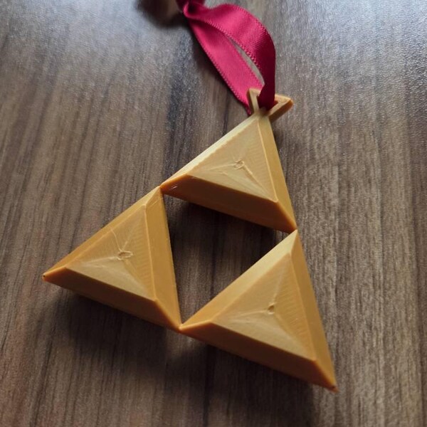 Legend of Zelda Triforce Inspired Christmas Tree Decoration - Etsy