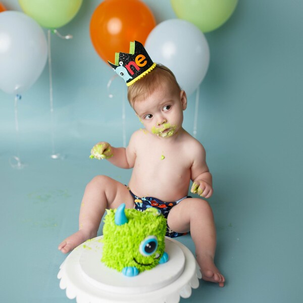 Monster Birthday Crown, Monster Birthday Party, Monster Party Hat ...