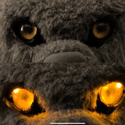 LED Costume / Fursuit Eyes AA Pack Custom 1.5 2 Acrylic 3-D Follow Me ...