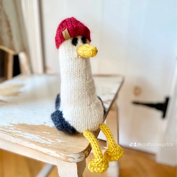 Seagull Knitting Pattern. English and Russian. - Etsy