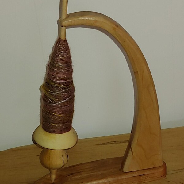 Support Spindle Stand - Supported Spinning - Drop Spindle - Cherry - Etsy