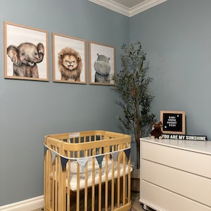 Boho Rainbow Set of 3 Nursery Prints, Girl Nursery Wall Art, Nursery ...