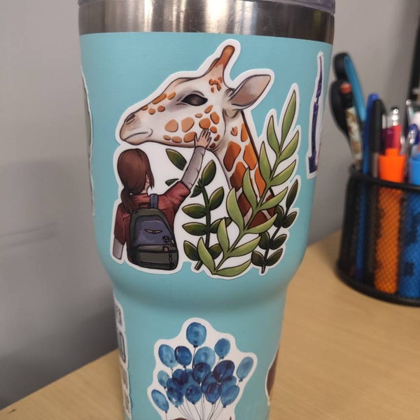 The Last of Us Sticker | Ellie With Giraffe | TLOU Sticker | Waterproof ...