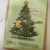Funny Bruce Springsteen Cartoon Pun Christmas or Birthday Card A6 - Etsy UK