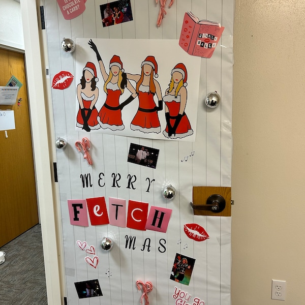 Mean Girls Christmas Bulletin Board: Merry Fetch-mas Decor (digital ...