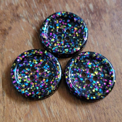 Glitter Buttons - Etsy