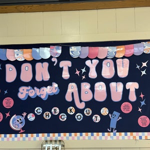 Retro Spring Bulletin Board Kit and Student Activity, Spring Bulletin ...