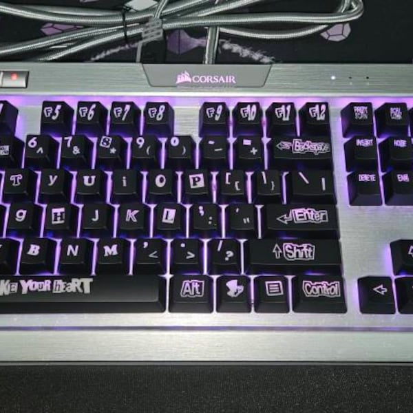 Persona5 Anime Theme Backlit Keycap Set | Anime Keycap Set | Mechanical ...