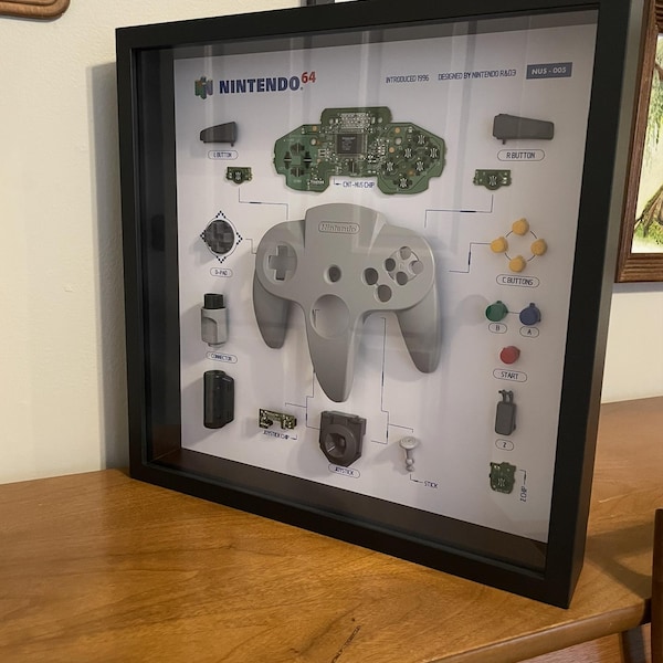 Miniboy - Framed Super Mario Themed Classic Gameboy Disassembly Art ...