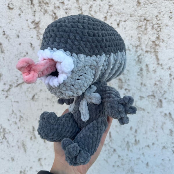 Crochet PATTERN Lil'xeno | Cute and Little Scary Amigurumi Alien From ...