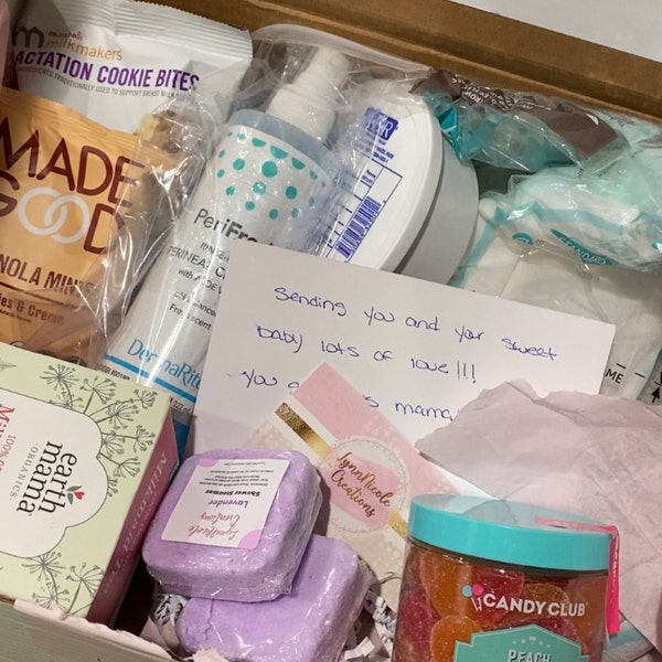 New Mom Care Package, Pregnancy Gift Box, Baby Shower Gift, 1st Time ...