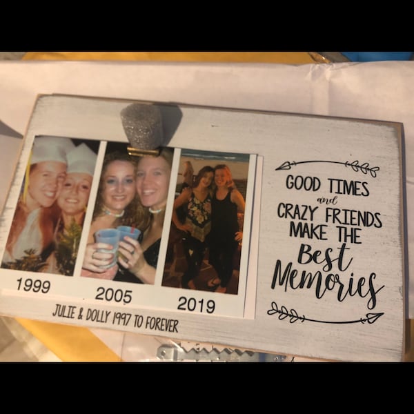 Friends Frame, Good Times Crazy Friends Picture Frame, Vacation ...