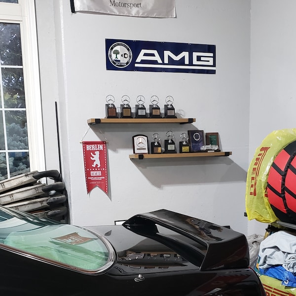 AMG MB German Racing Car 4 Panel Wall Decor Garage Art Sign - Etsy