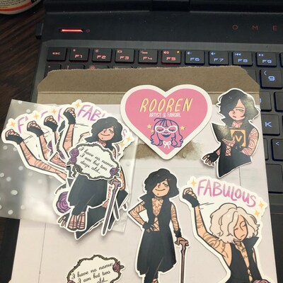 V Sticker Set - Etsy