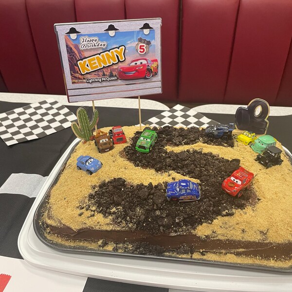 3D (handmade) Bestie Cake Topper and 2 Mini Topper / Cupcake Topper ...