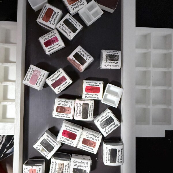 Altoid Tin Water Palette Set | Watercolor Painting | Removable Pan ...