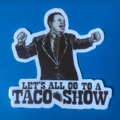 Frasier 3 Holo Sparkle Vinyl Sticker Decal Taco Show Buttons & Bows ...