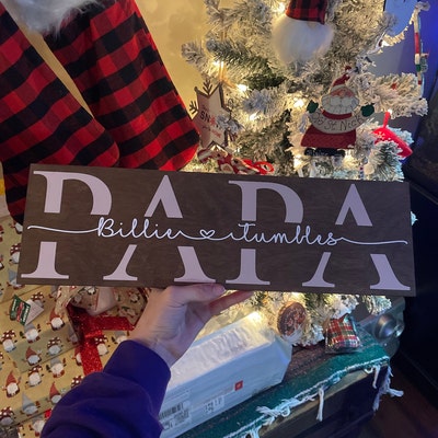 Papa Fathers Day Gift Papa Sign Gift for Papa Rustic Sign for Papa Gift ...