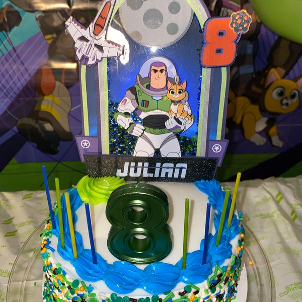Buzz Lightyear Cake Topper, Buzz Lightyear Shaker Cake Topper ...