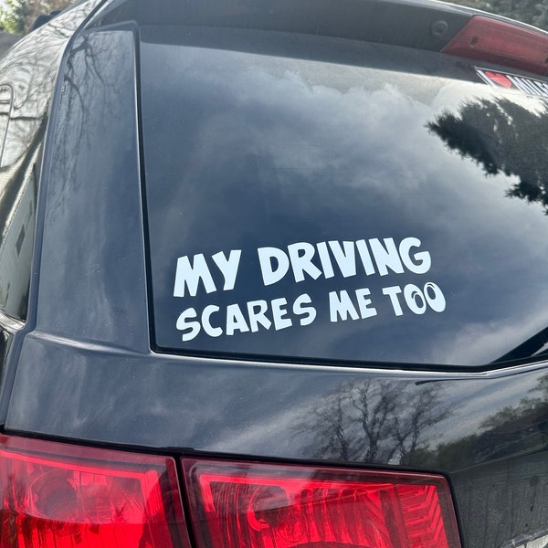 Funny Manual Car Sticker Happiness is Not Automatic Vinyl Decal Sticker ...