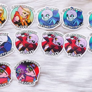 Undertale Multiverse-star Sanses Squad Meme Stickers Die Cut Sticker ...