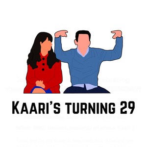 New Girl 29 TWENTY NINE PNG Schmidt Jessica Day Birthday Topper ...