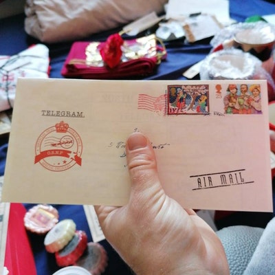 Christmas Telegram Santa Telegram Letter. Personalised Christmas ...