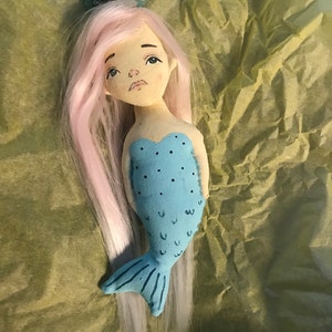 Mini Man Rag Doll, Fabric Bearded Man Doll, Man Beard Doll,handmade ...