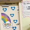 Rainbow Classroom Door Display Word of Affirmation - Etsy